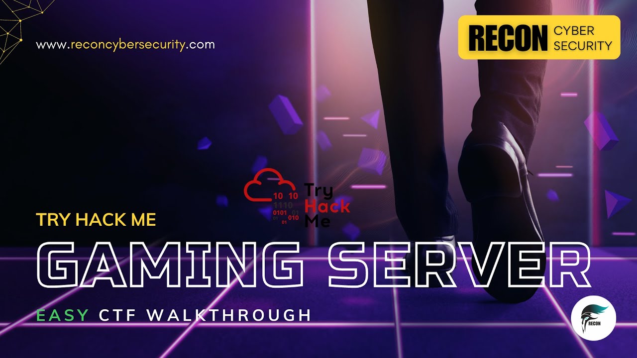 Gaming server CTF walkthrough | Tryhackme | Recon Cyber security