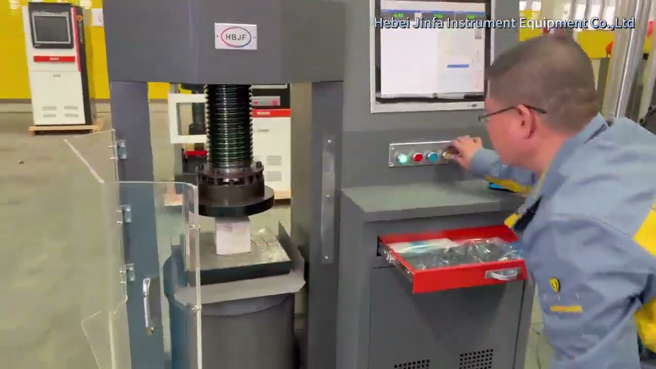 Automatic Servo Compression Testing Machine (Integrated Frame)