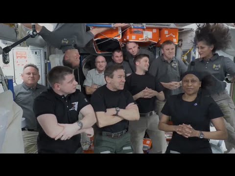 NASA's SpaceX Crew-8 prep for return trip, give ISS farewell remarks