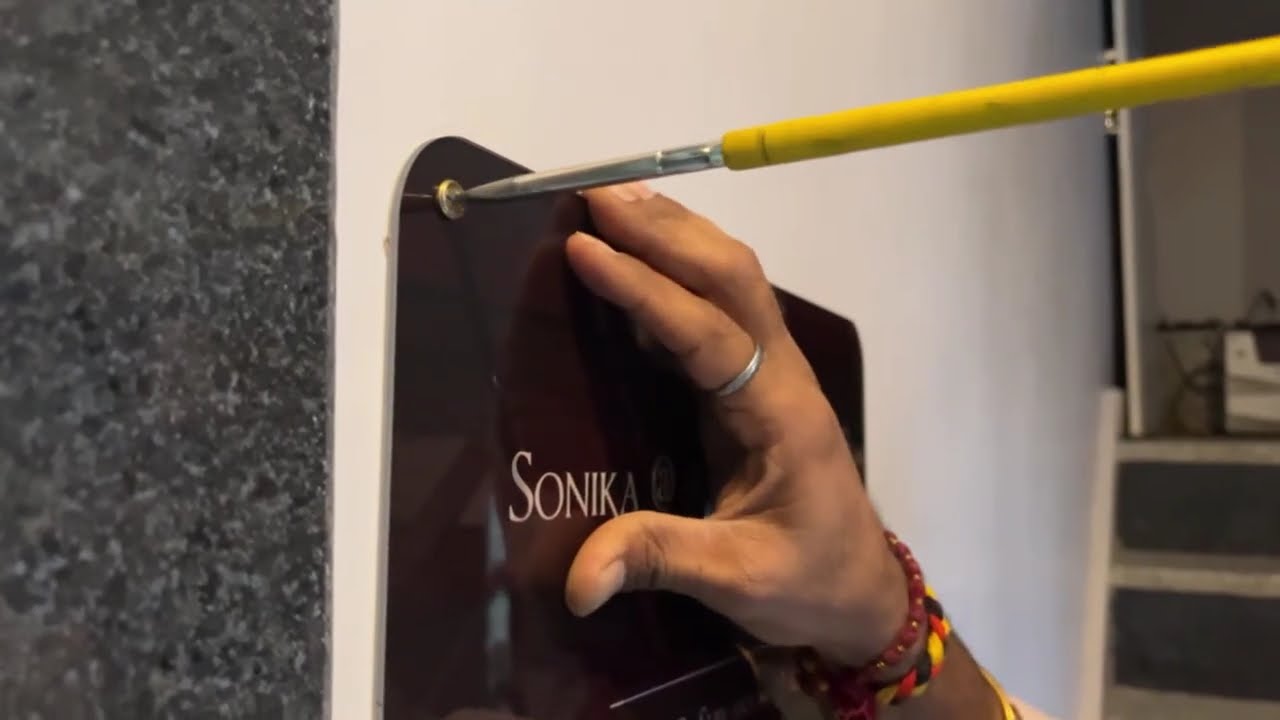 How to Install a 8mm Acrylic Name Plate | UV Printed 8x16” Plate with Luxury Metal Caps | Ritwika’s