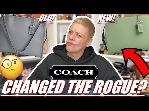 Did Coach CHANGE The ROGUE Bag? My Honest Thoughts.. *Coach Rogue Old Vs. New*
