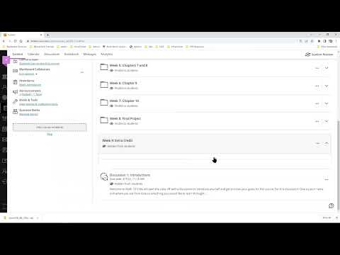 Blackboard Ultra Building Content: Creating Modules and Folders