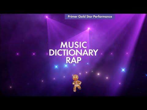 Music Dictionary Rap • Piano Adventures Primer Level Gold Star Performance Book