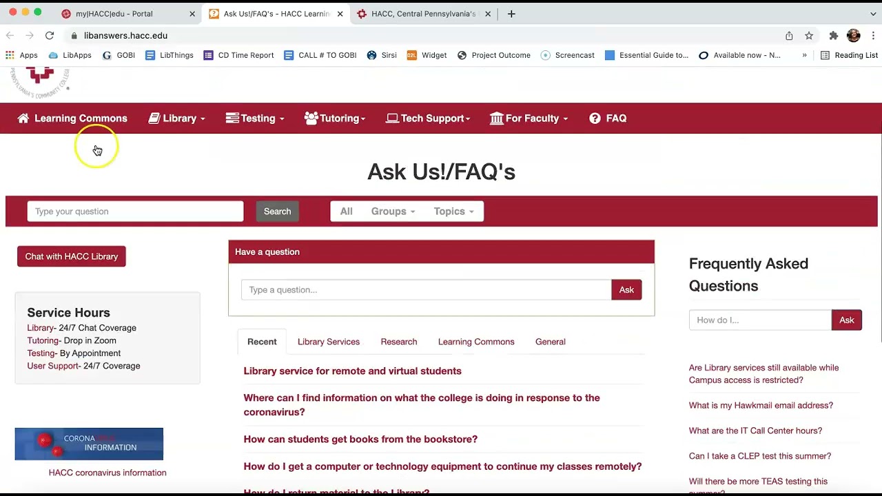 How to Contact a Librarian