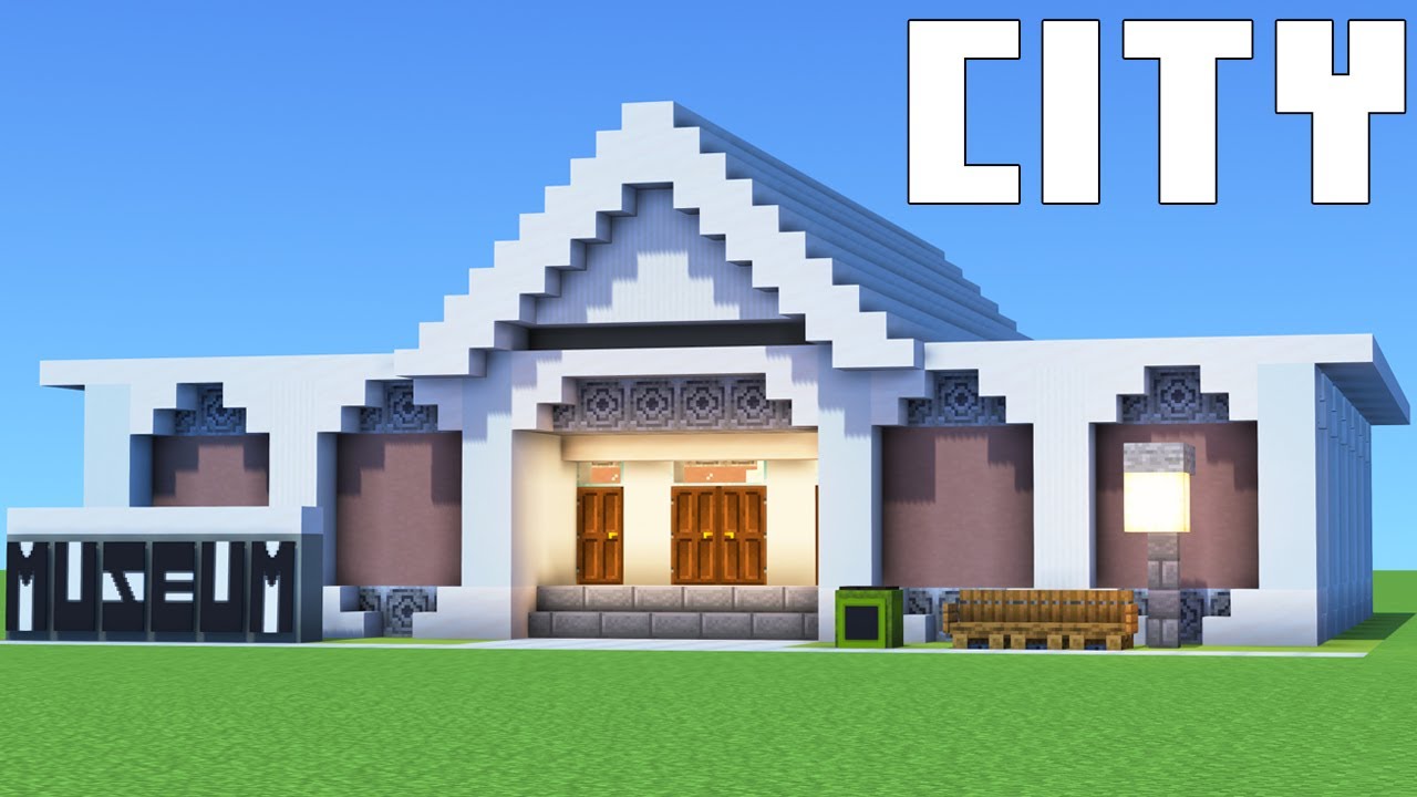 Minecraft Tutorial: How To Make a Museum with 8 Exhibits - Minecraft ...