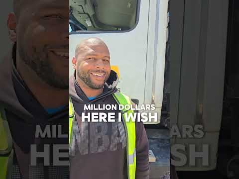 17 years at waste management. Does he like his job? #trucking #driver #career