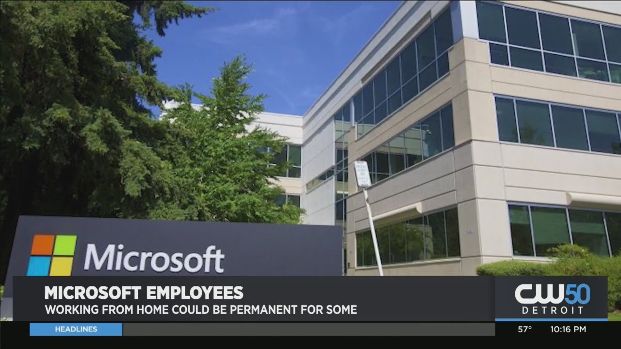 Microsoft Employees | Working From Home Could Be Permanent For Some