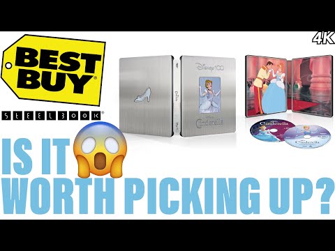 Cinderella (1950) Disney 100 4K #steelbook #unboxing and #review | #fyp #disney #cinderella