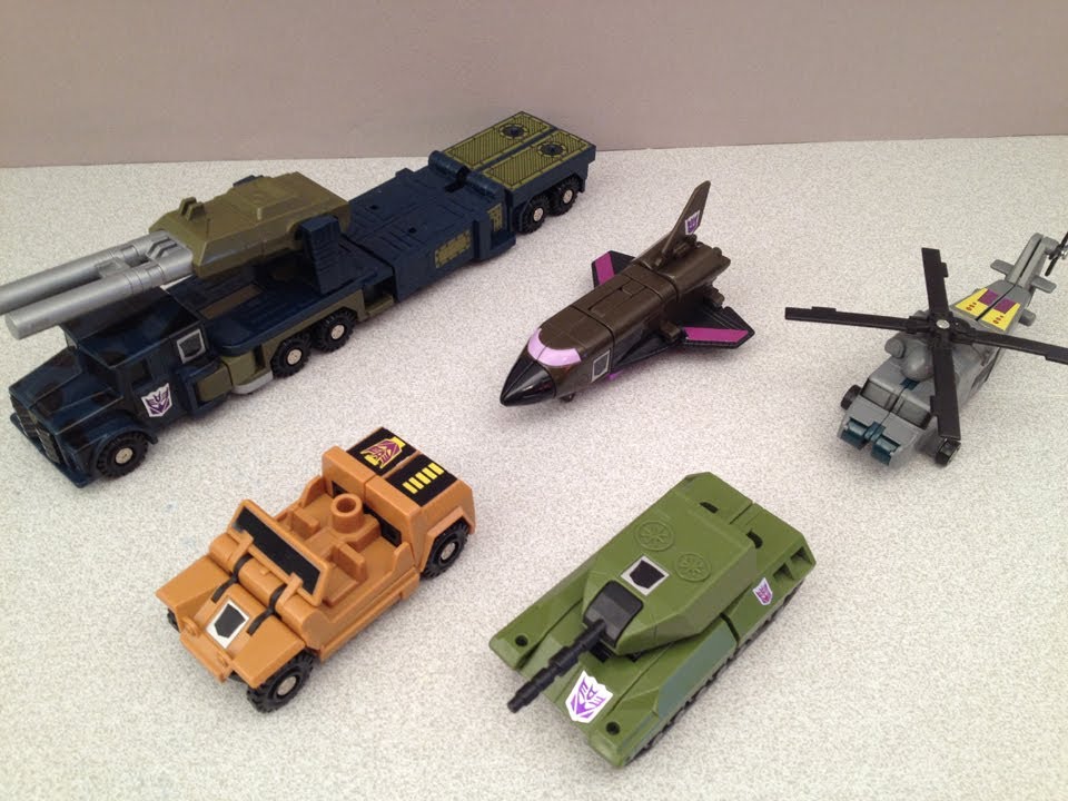 TRANSFORMERS G1 COMBATICONS AND BRUTICUS VIDEO TOY REVIEW