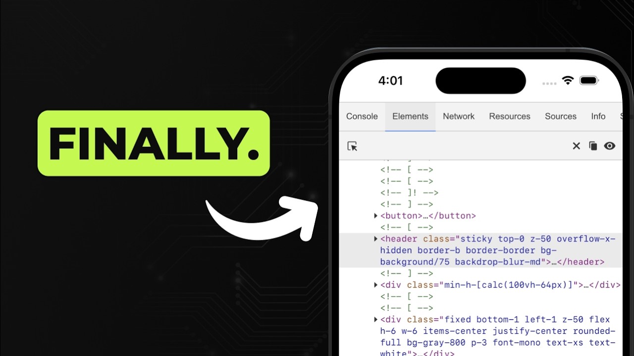 DevTools, but for Mobile Browsers