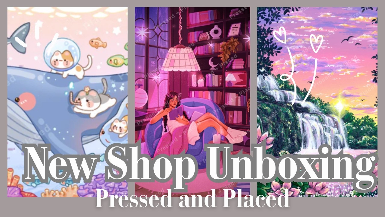 New Shop Unboxing | Unboxing 3 Pressed and Placed Kits
