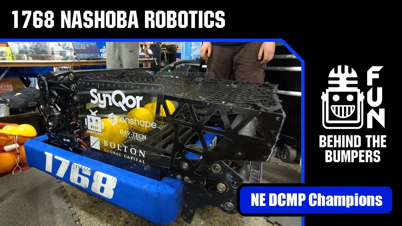 1768 Nashoba Robotics | Behind the Bumpers | FRC REBUILT Robot