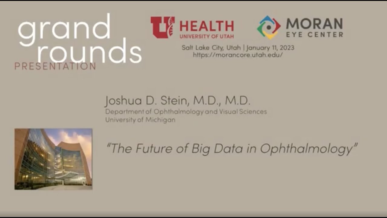 The Future of Big Data in Ophthalmology [ARCHIVE]
