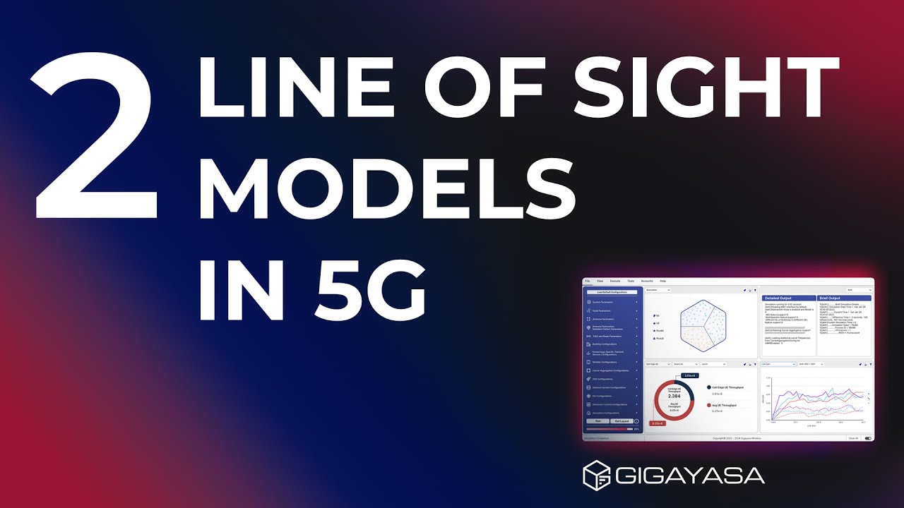 Line of Sight Models in 5G Wireless Communication Explained. Ultimate Video Guide using BWSim-5G