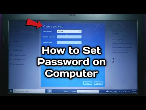 How to set password on Computer Desktop | Laptop | Windows 10