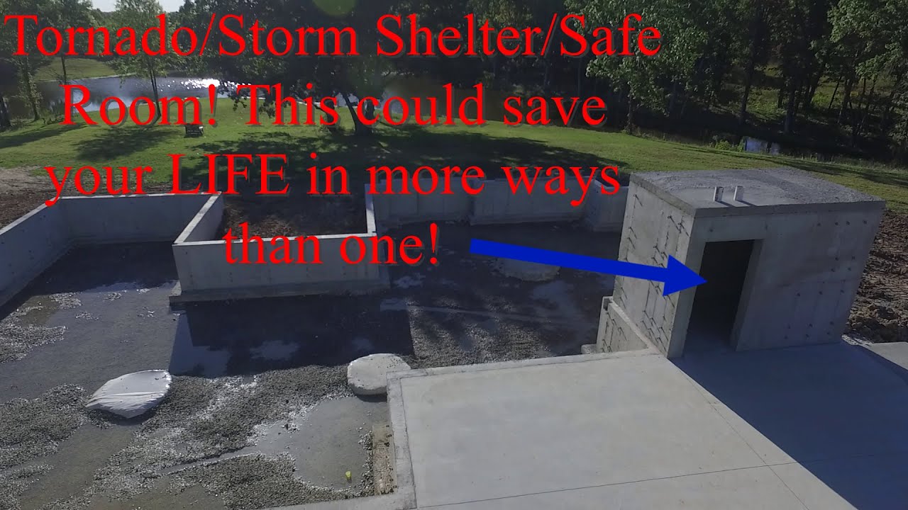 How To Build A Tornado SAFE ROOM in Your HOUSE!  Time Lapse!