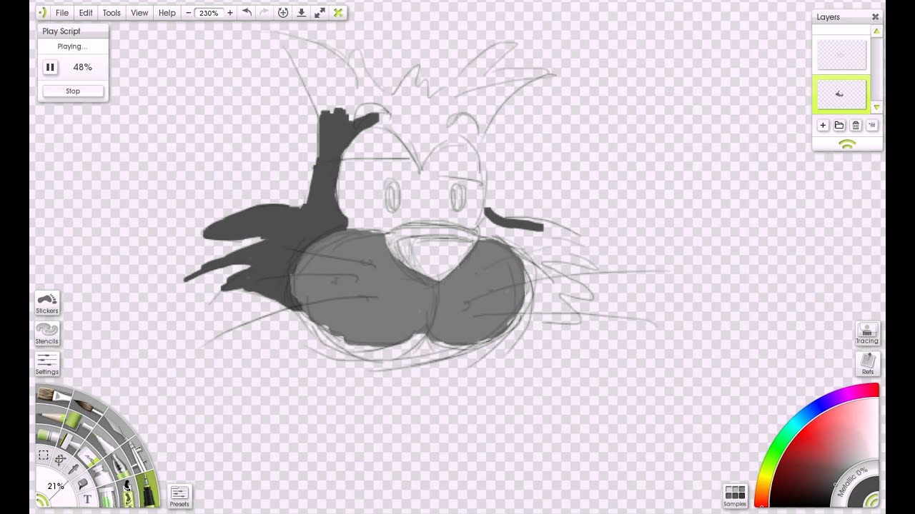 ArtRage TimeLapse - Cat