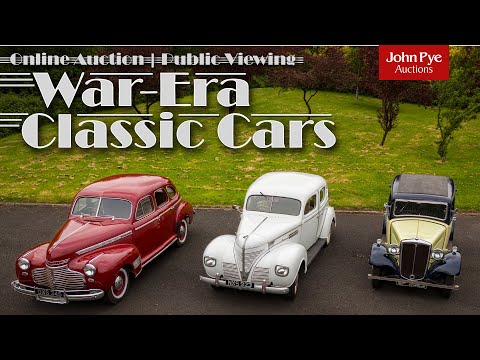 War-Era CLASSIC CARS | Online Auction - John Pye Auctions