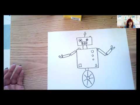 Robots and Food! Eric Joyner Inspired Art