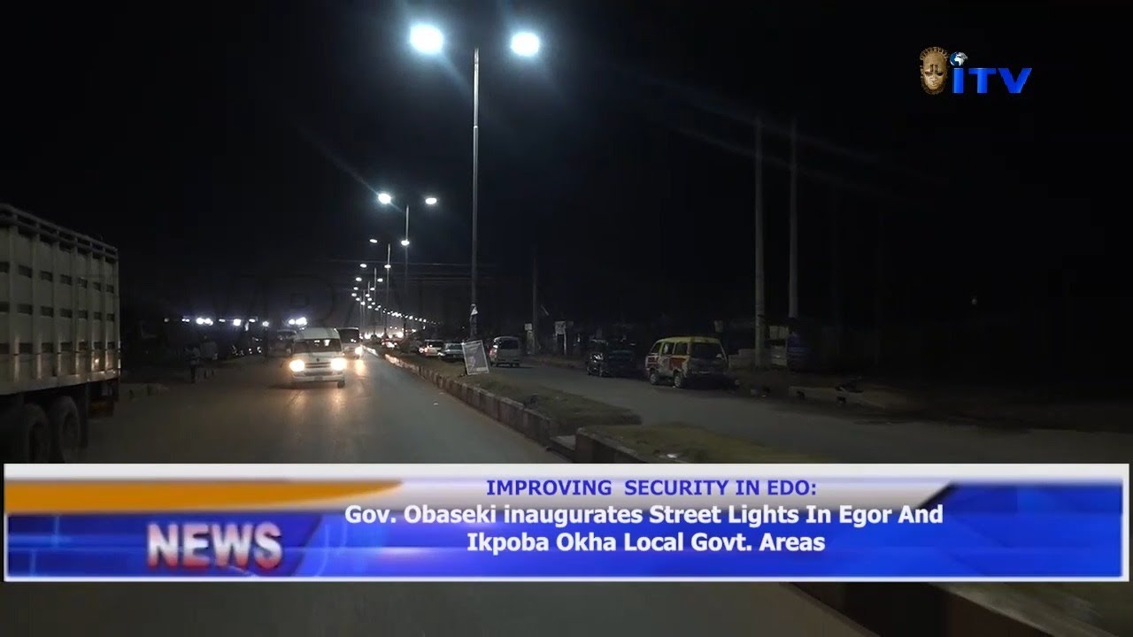 Gov. Obaseki Inaugurates Street Lights In Egor And Ikpoba Okha Local Govt. Areas