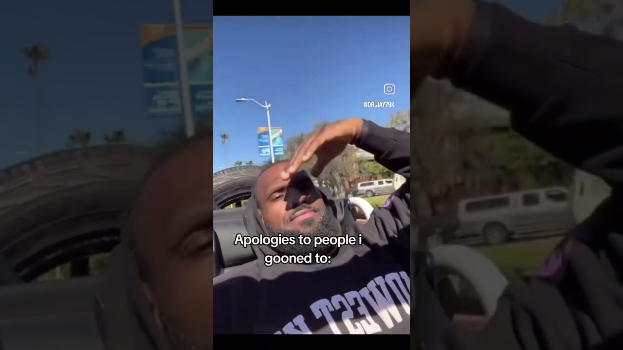 I Apologize to people I goon to