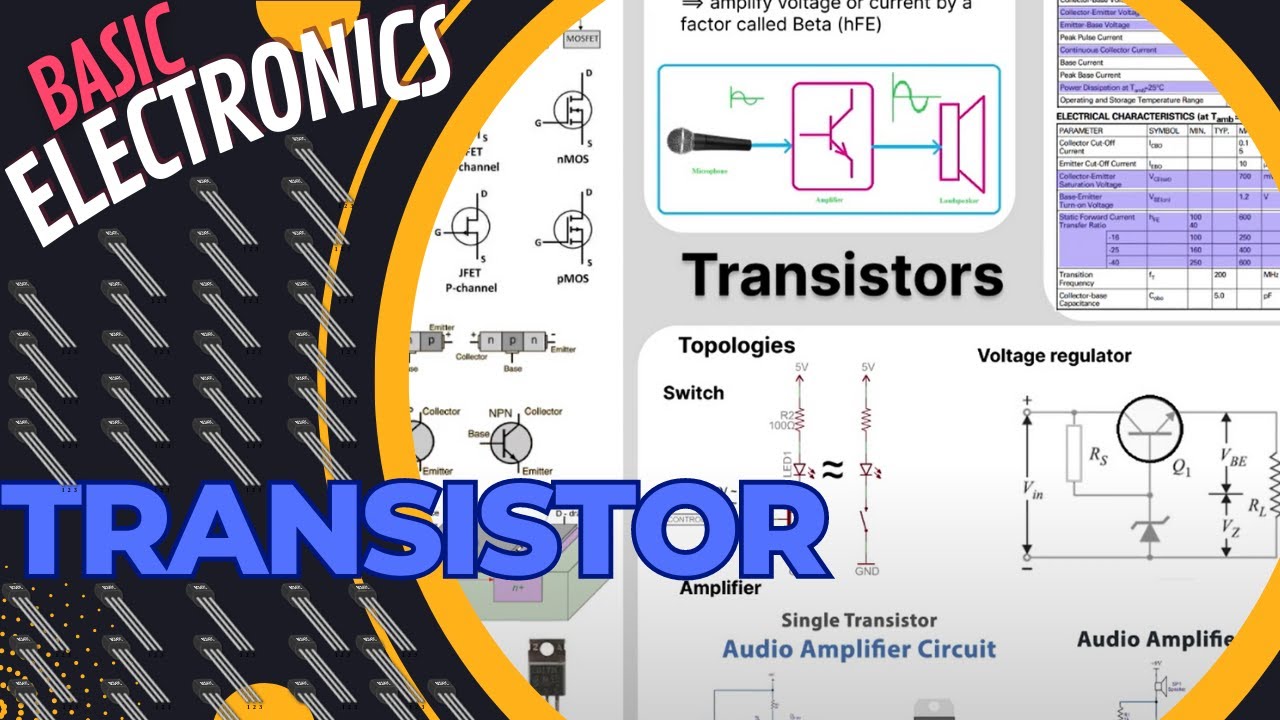 Basic Electronics - Transistors - Made Easy