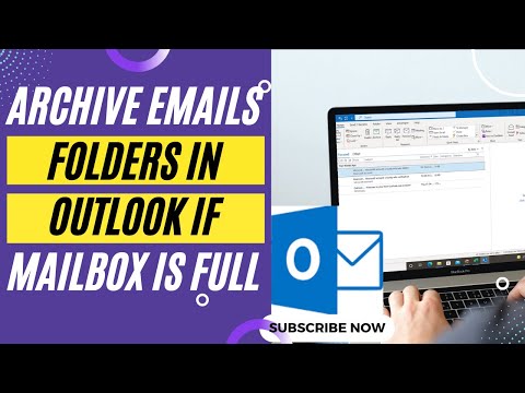 How to Archive Folders in Outlook | How to Archive Emails Folders in Outlook If Mailbox is Full