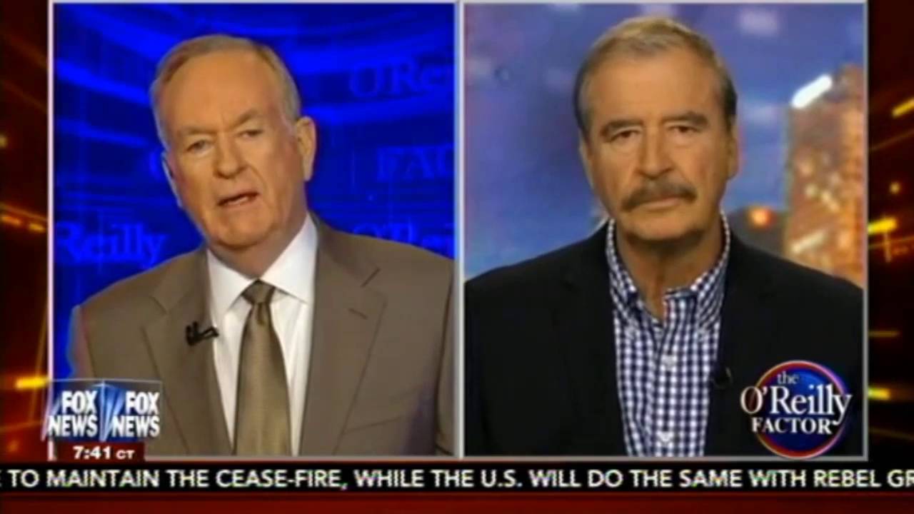 FULL   Bill O'Reilly Interviews Vicente Fox Quesada To Talk Border And Immigration May 2016