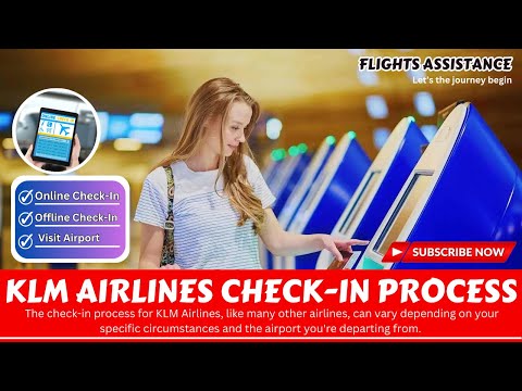 How to do KLM Airline Web Check-in | Check-in Process