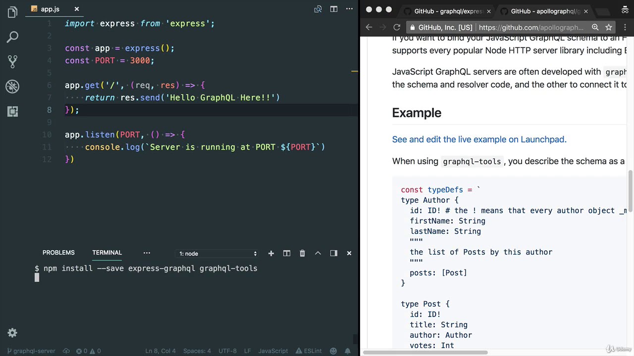 LESSON 14 - Create GraphQL Server using express graphql