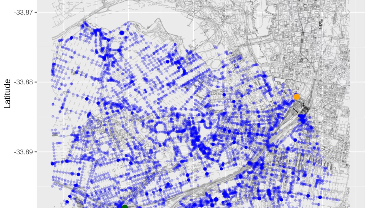 Dijkstra on a map - edge relaxation