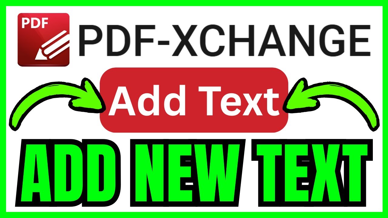 How To ADD TEXT In PDF XChange Editor (QUICK & EASY) 2026