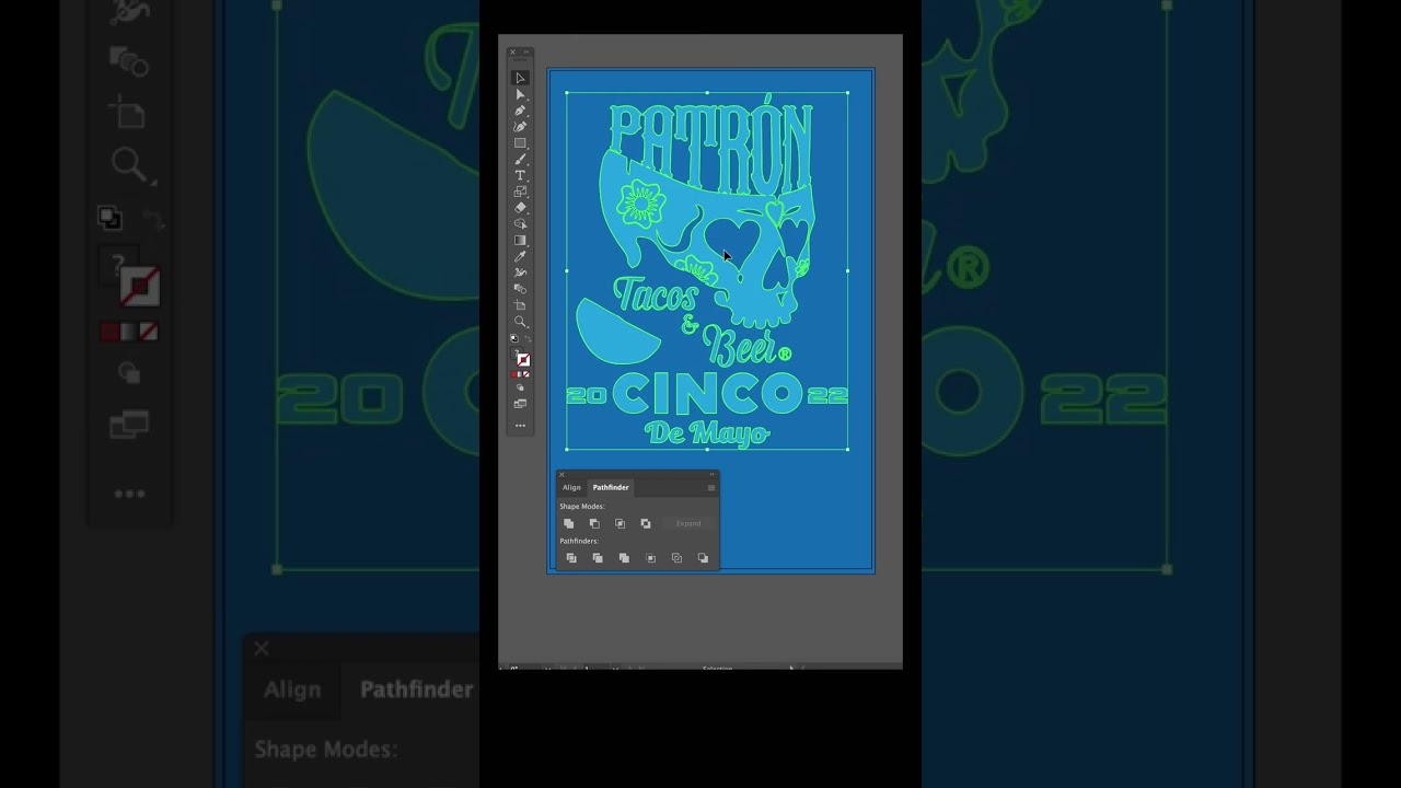 Color separation for screen printing #illustratortips #illustratortutorial