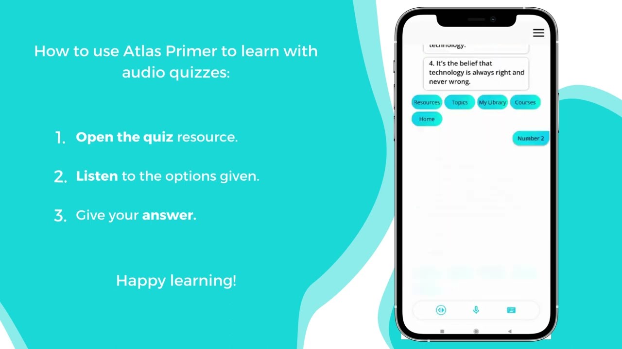 How to use Atlas Primer to learn with audio quizzes