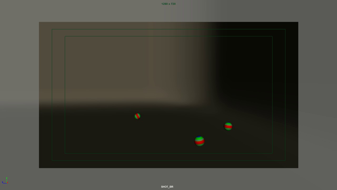 Three Bouncing balls maya 2018