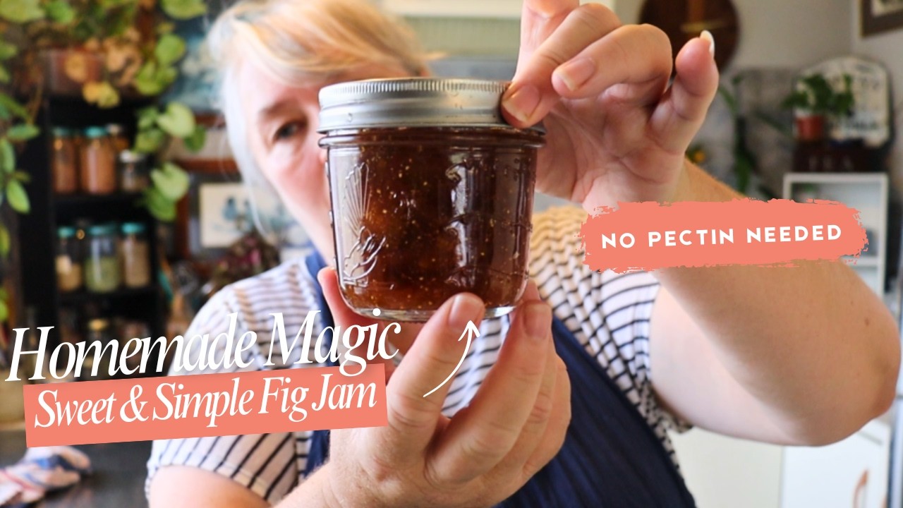 Making Fig Jam from Gifted Fruit | Preserving for Future Use