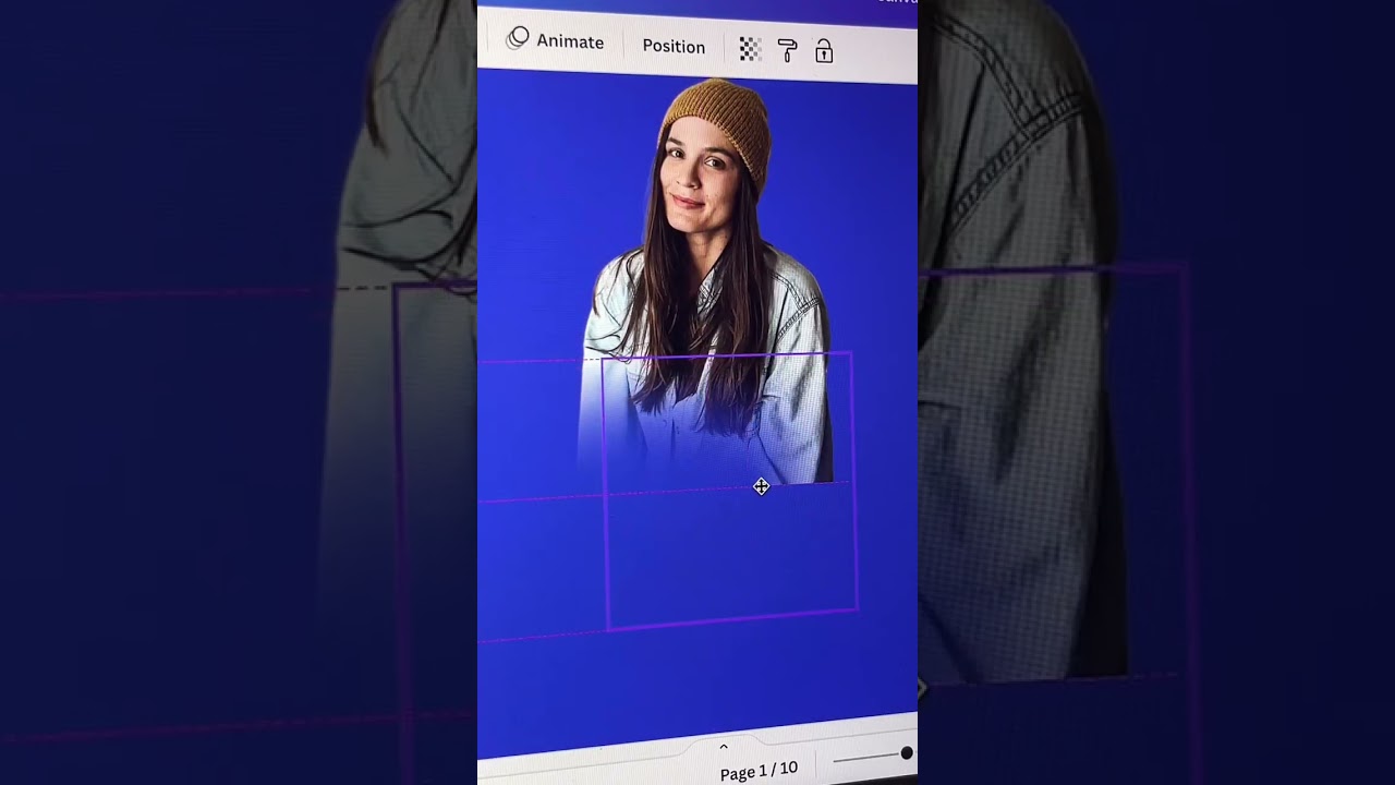 How to Blur the Edge of your Photos in Canva