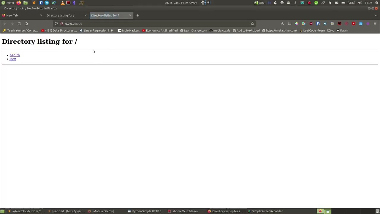 How to create a Simple HTTP Server using Python for testing/debugging