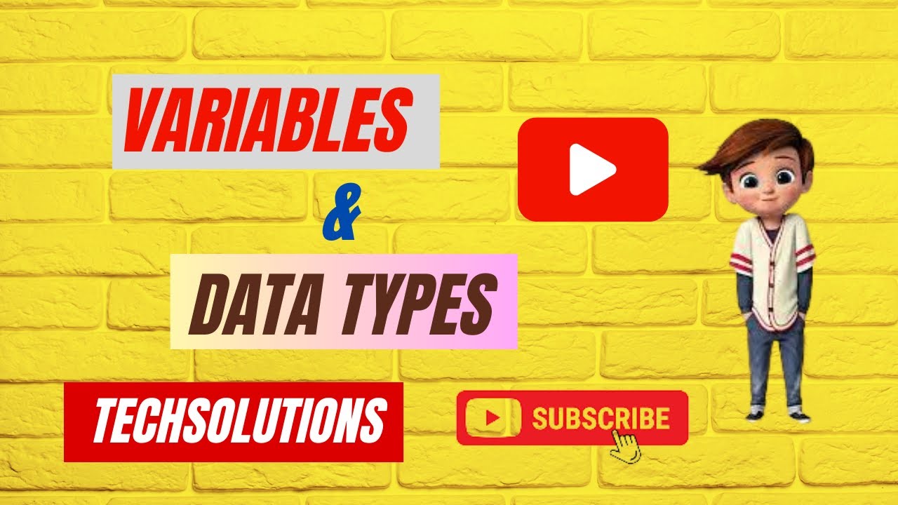 Variable and Datatypes | #techsolutions |#datatypes |#variable