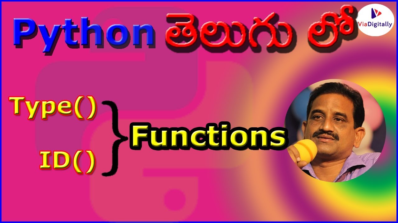Type() and ID() Function in Python | Python Tutorial in Telugu | Python Tutorial for Beginners