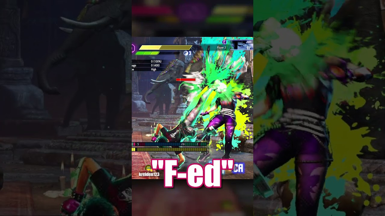 Juri hits DAMAGING combos #sf6 #streetfighter6 #fgc #juri