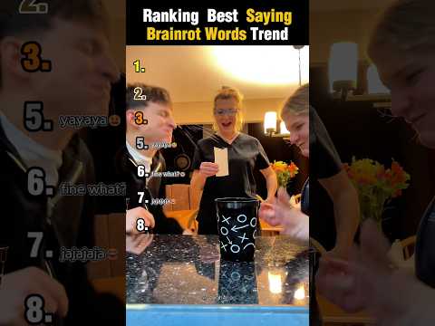 Ranking The Best Saying Brainrot Words Moments #ranking #shortsviral