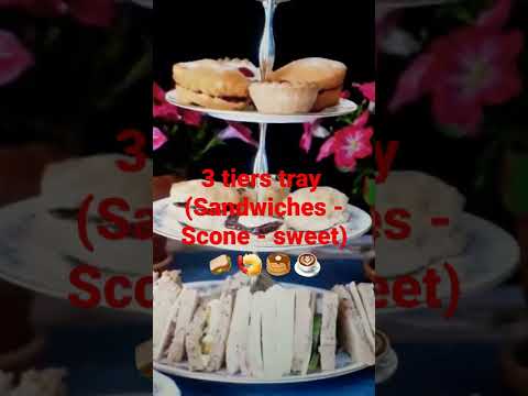 3 tiers tray for afternoon tea ☕