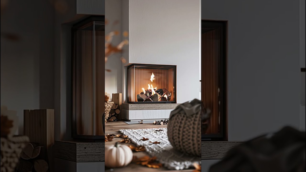 Modern Hygge Fireplace Ambience