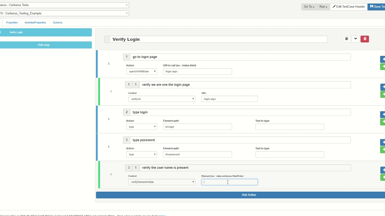 Cerberus Test Case Creation