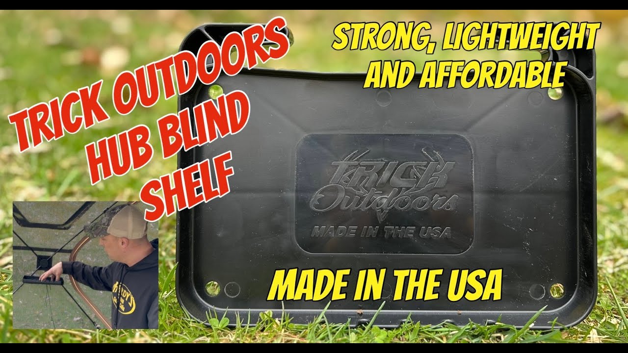 Hub Style Hunting Blinds Plastic Shelf by Trick Outdoors | Made in USA