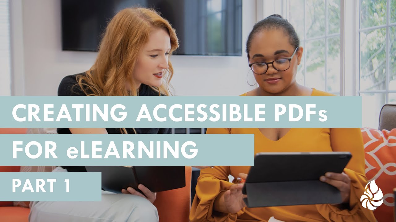 Creating accessible PDFs for eLearning: Part 1