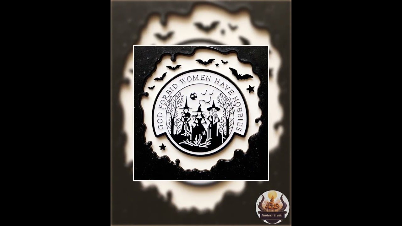 Feminist Witch Enamel Pin – God Forbid Women Have Hobbies Gothic Badge
