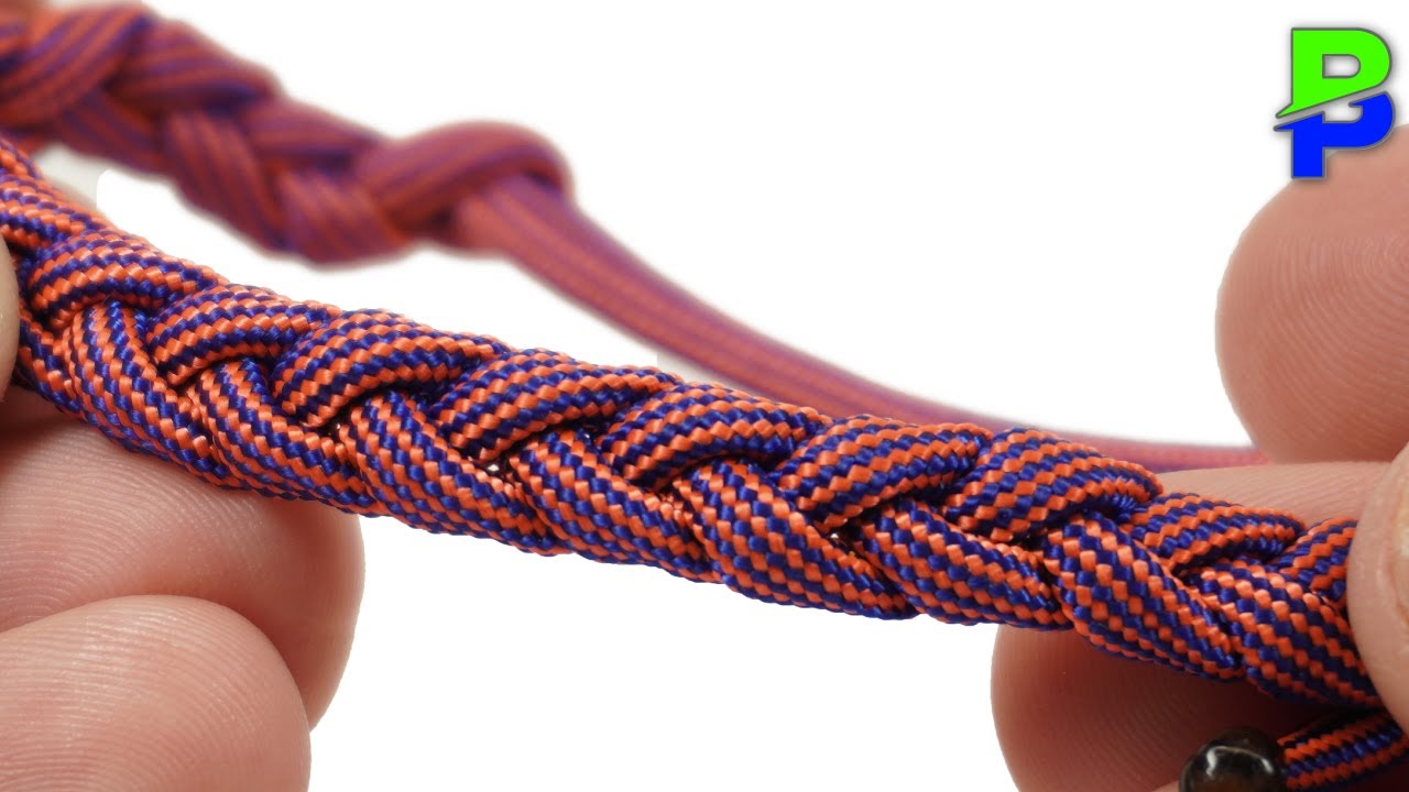 Make a Single Strand Braided Paracord Bracelet - SUPER EASY -  BoredParacord.com