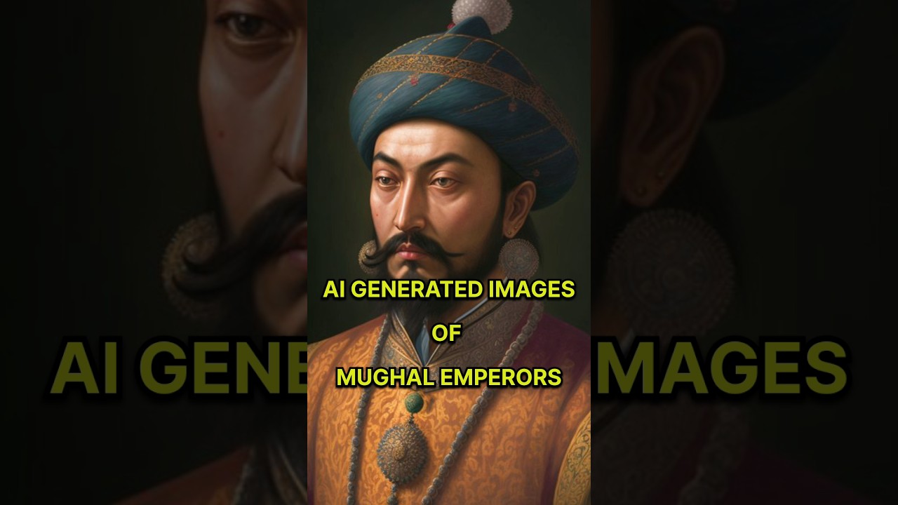 I ASKED AI “HOW MUGHAL EMPERORS LOOKED LIKE”? #mughal  #ai #aiart #aigenerated #viral